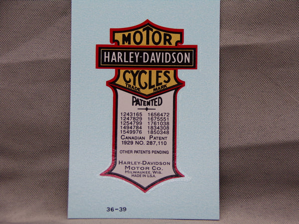 62535-08 Old 5919-08 1936-1939 Oil Tank Decal – Deluxe HD Restorations